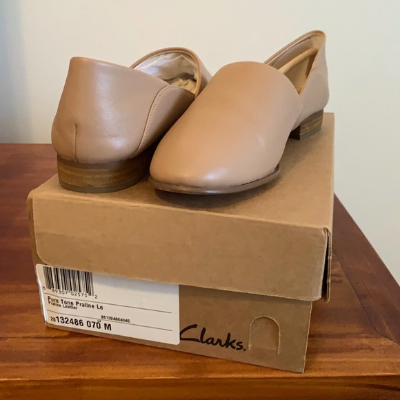 Clarks | Shoes | Clarks Pure Tone Leather Shoesonly Worn Oncelove Them ...